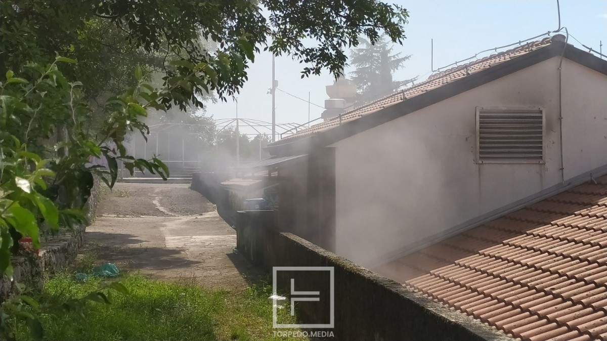 [FOTO/VIDEO] Buknuo požar u spomen domu Ivana Matetića Ronjgova