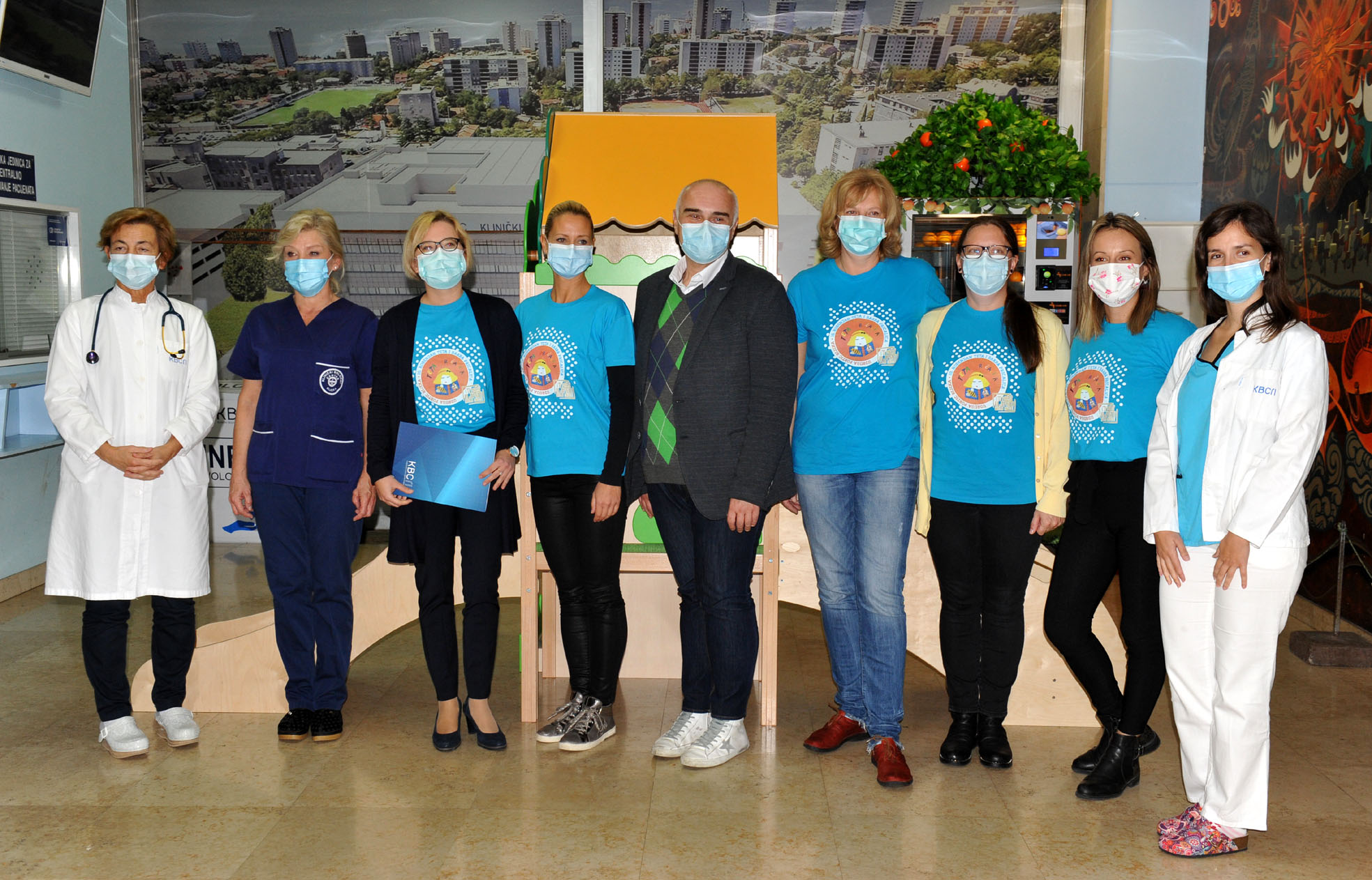 Svečano uručenje donacije Udruge za promicanje dobrobiti djece Portić Klinici za pedijatriju KBC ...